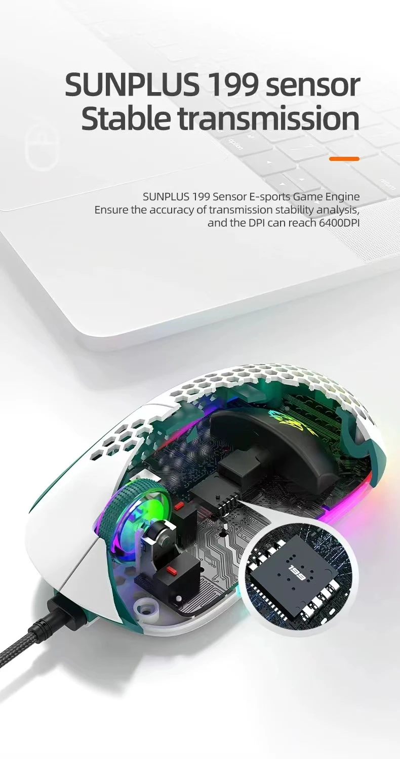 Ultralight Gaming Mouse or 24 Inch 75Hz FHD Computer Monitor 1080P Thin ...