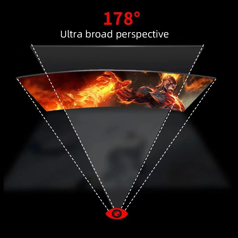 Ultralight Gaming Mouse or 24 Inch 75Hz FHD Computer Monitor 1080P Thin ...