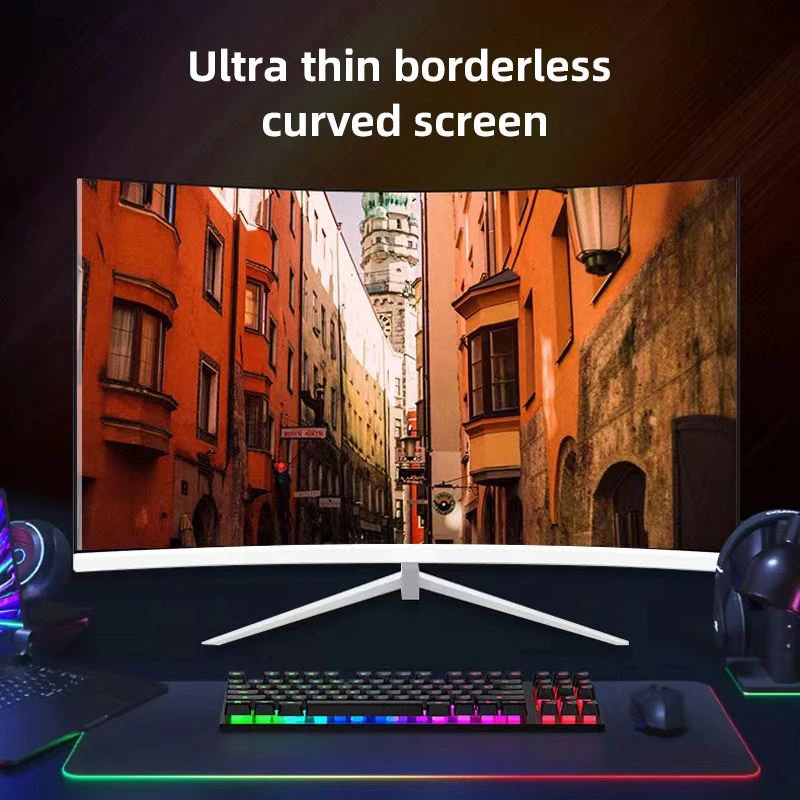 Ultralight Gaming Mouse or 24 Inch 75Hz FHD Computer Monitor 1080P Thin ...