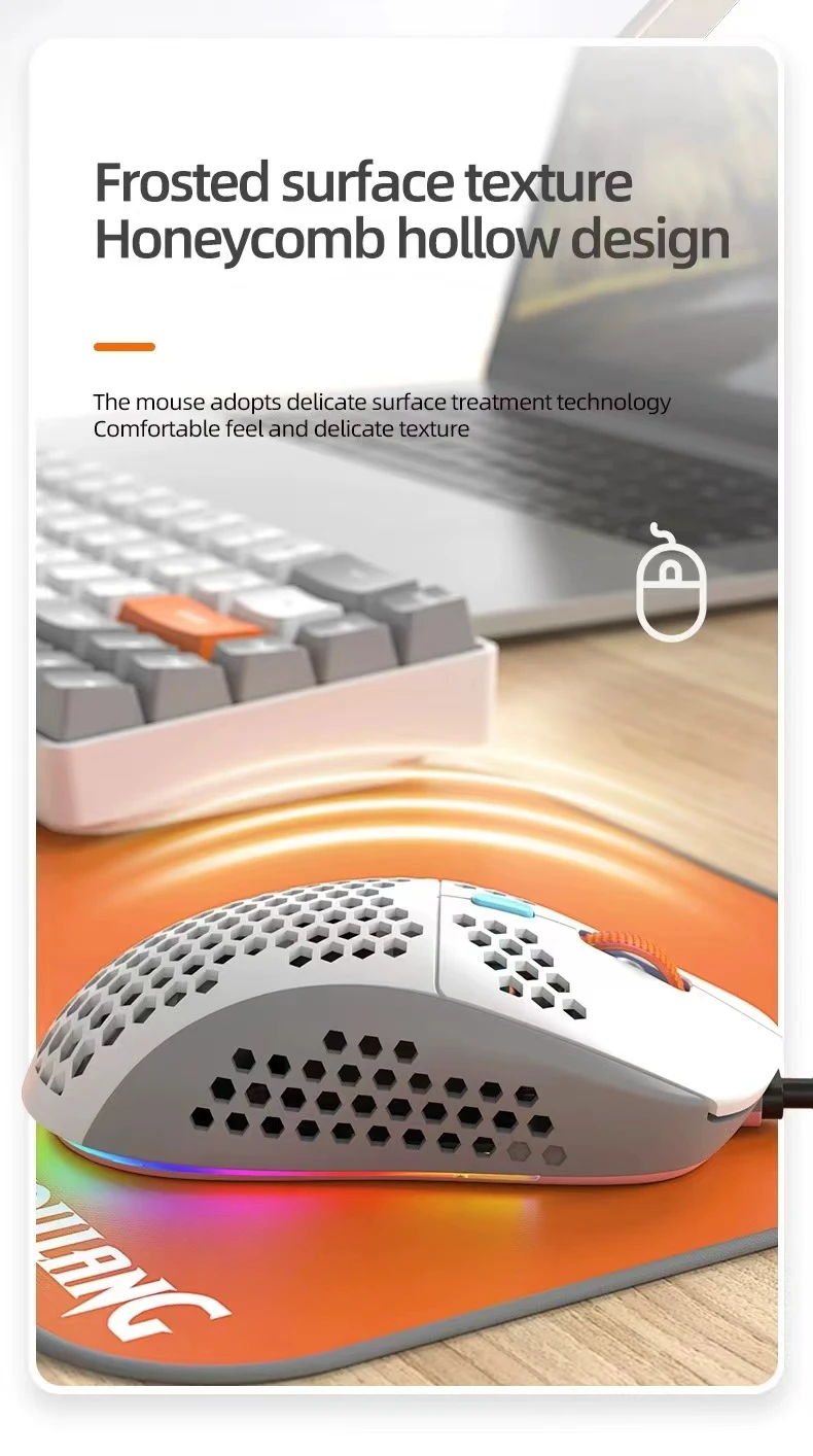 Ultralight Gaming Mouse or 24 Inch 75Hz FHD Computer Monitor 1080P Thin ...