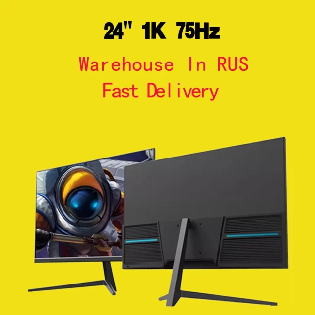 Ultralight Gaming Mouse or 24 Inch 75Hz FHD Computer Monitor 1080P Thin ...