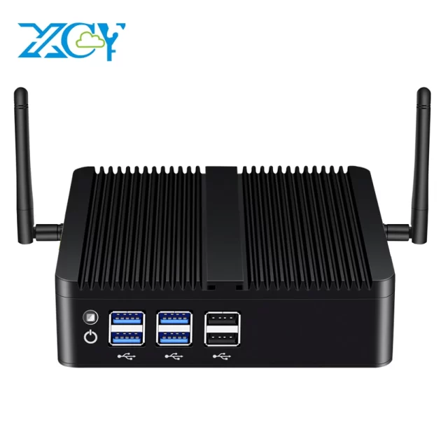 XCY Fanless Mini PC Intel Core i7 4500U i5 4200U Gigabit Ethernet HDMI ...
