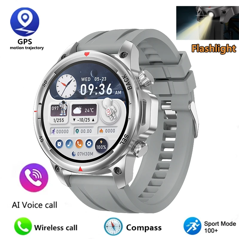 New high-end men’s smart Bluetooth call smartwatch IP67 GPS sports ...